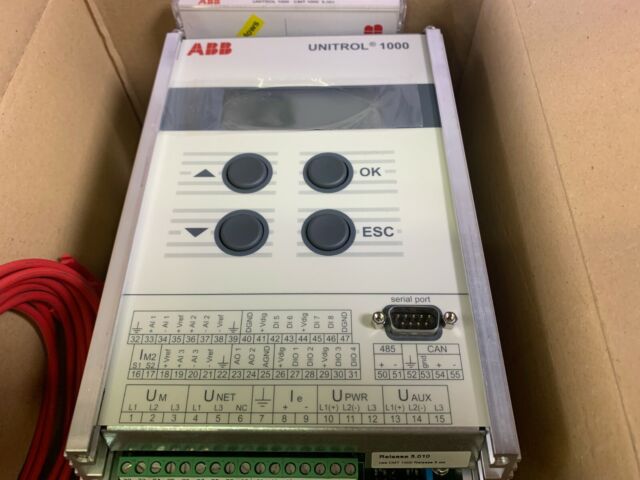 ABB UNITROL 1000 Z.V3 3BHE014557R0003 Brushless excitation system ...